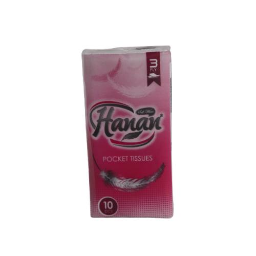 Hanan pocket Tissues 10pcs – intersouq