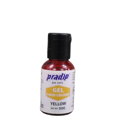 pradip gel food color 30g yellow – intersouq